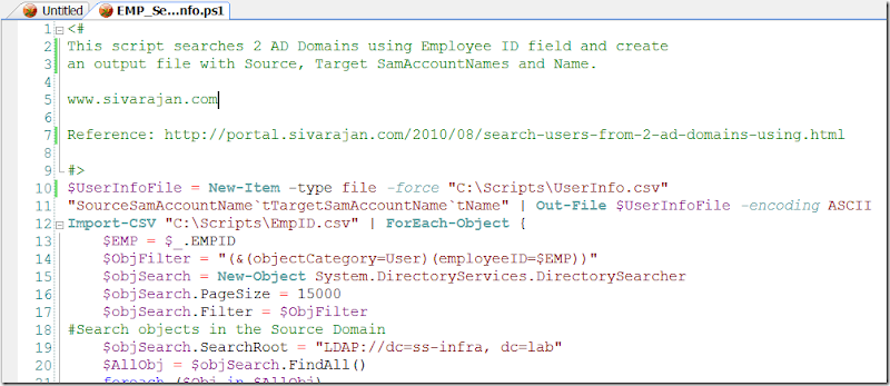 Search Users From Multiple Domains Using A Common Attributepowershell Script ~ Santhosh